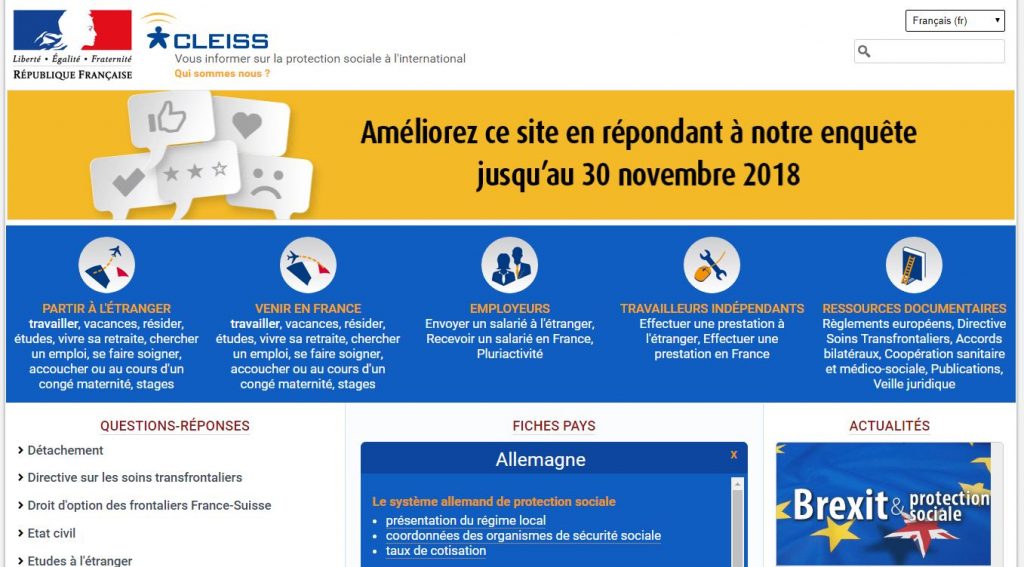 Enquête de satisfaction du CLEISS – Français d'Allemagne, la dynamique ...